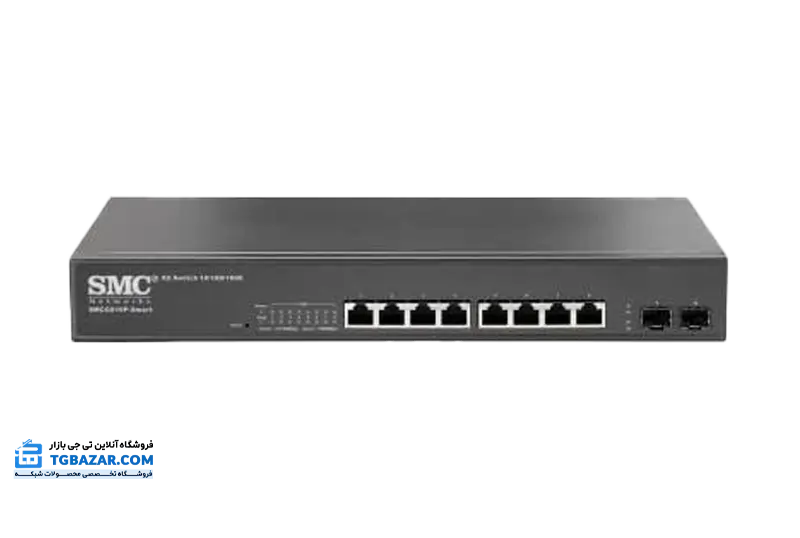 سوئیچ PoE SMCمدل GS10P-SMART|فروشگاه تی جی بازار | فروشگاه اینترنتی تی ...